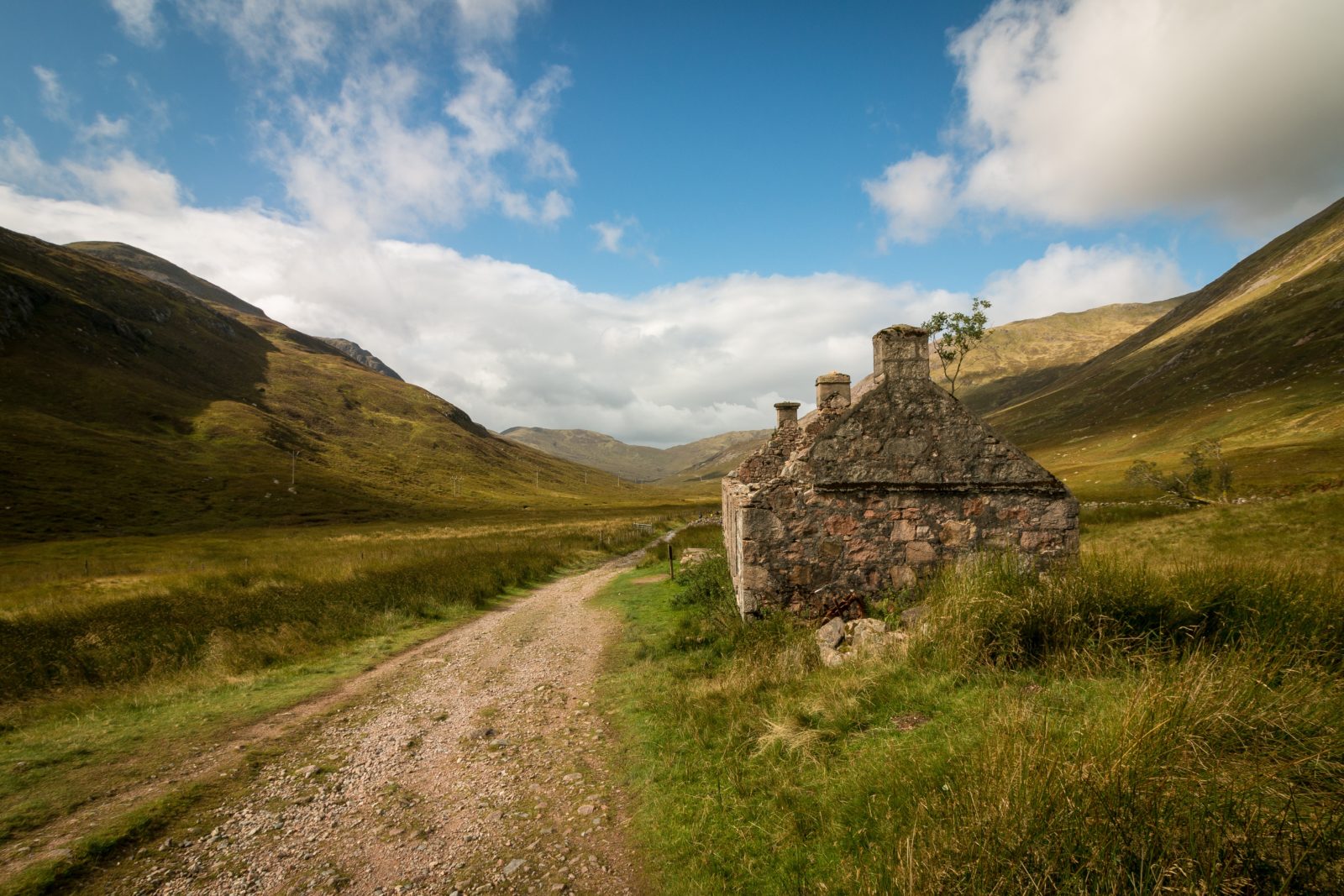 The Scottish Wild World is Beautifully Blended with Green Plains And ...