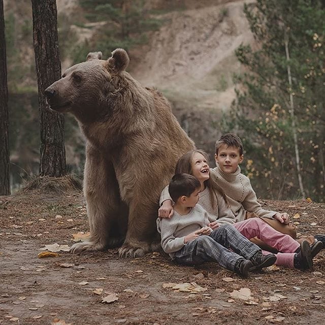 Models Pose With Wild Animals in The Forest & The Scenes Are Absolutely ...