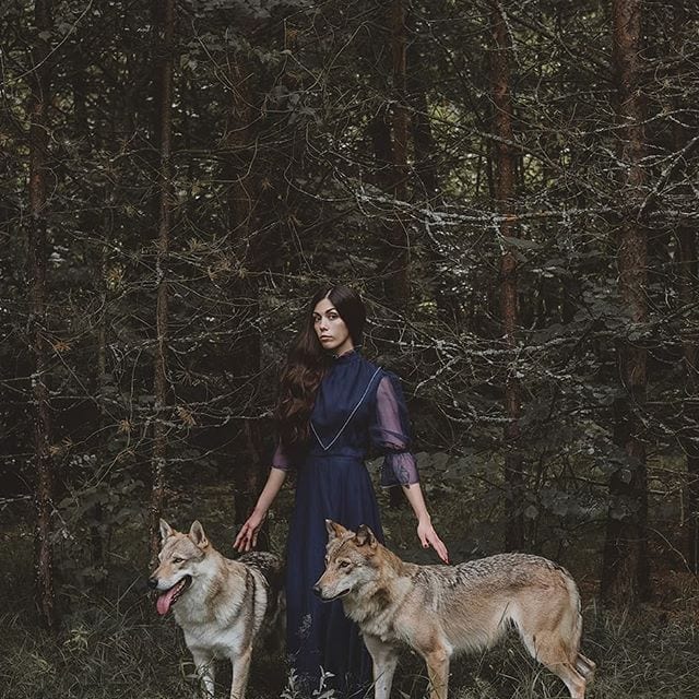 Models Pose With Wild Animals in The Forest & The Scenes Are Absolutely ...