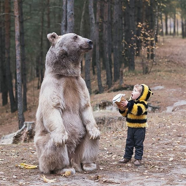Models Pose With Wild Animals in The Forest & The Scenes Are Absolutely ...