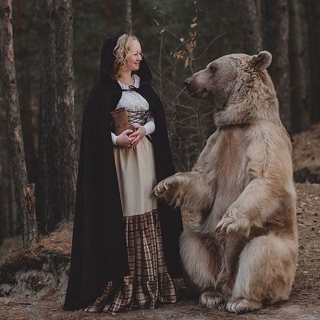 Models Pose With Wild Animals in The Forest & The Scenes Are Absolutely ...